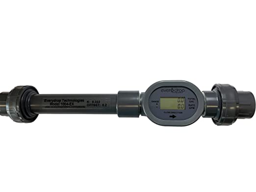 1" Wired Irrigation Flow Meter Pulse Sensor, 1004-EX, Compatible with ...